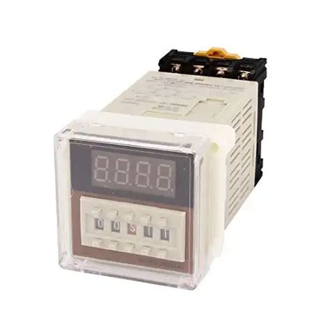Dh S Programmable Double Time Delay Relay Socket Base Digital Display Time Relay Buy Time