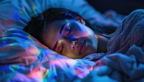 advanced sleep monitoring technology with futuristic data visualization