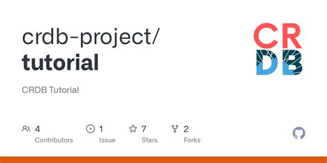 tutorial gallery ipynb at main · crdb project tutorial · github