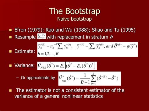 ppt variance estimation in complex surveys powerpoint presentation