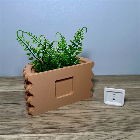 🪴 Modern Wall Mounted Planter・ 3mf File For 3d Printing・cults