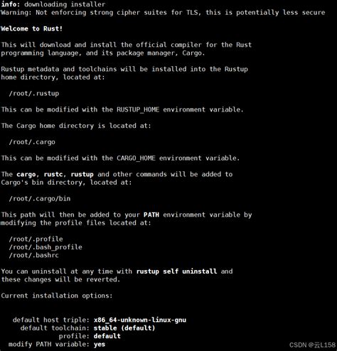 centos7 rust安装与cargo镜像源配置 centos7安装rust csdn博客