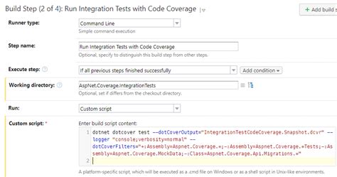 Dotcover How In Teamcity To Create Multiple Coverage Reports Justin