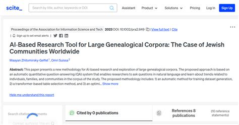 Ai‐based Research Tool For Large Genealogical Corpora The Case Of Ai‐based Research Tool For Large Genealogical Corpora The Case Of