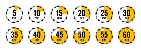 Premium Vector Simple Stopwatch Icons Colorful Chronometer Time
