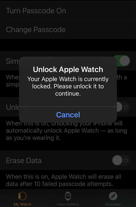How To Reset A Lost Passcode On Apple Watch The Iphone Faq