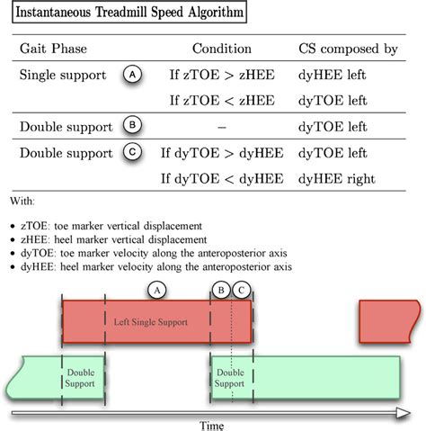 illustration of the [ 1 t d d i f f ] instantaneous treadmill speed