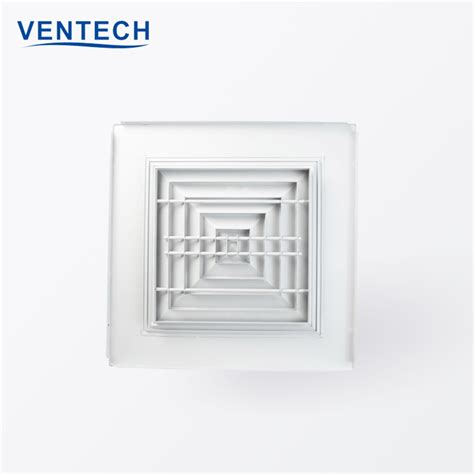 Top Quality Square Swirl Diffuser Series For Long Corridors Ventech