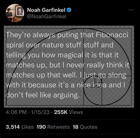 Fibonacci Quotes Science Mathematics Fibonacci Spiral And Aristotle