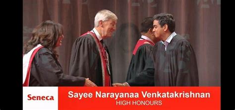 Sayee Narayanaa Venkatakrishnan On Linkedin Senecaproud Thankyou