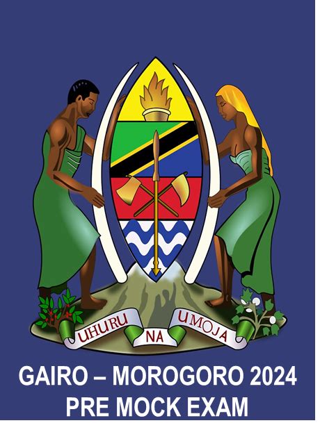 FORM FOUR PRE MOCK EXAMINATIONS WITH MARKING SCHEMES GAIRO MOROGORO 2024 JIHUDUMIEbabe