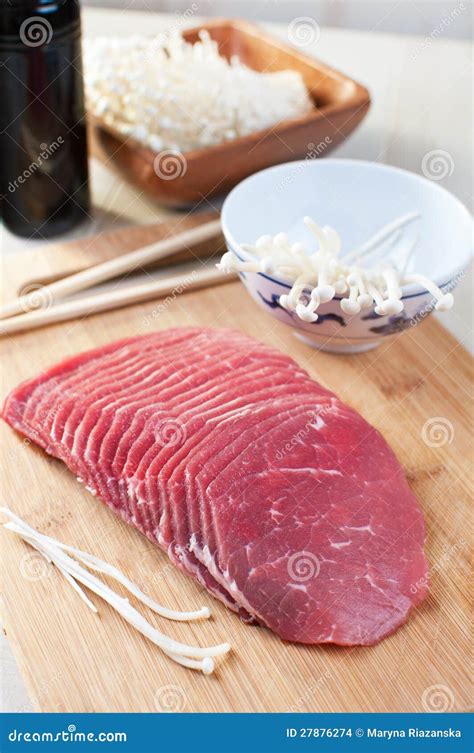 Thin Sliced Beef Stock Photo Image Of Korean Barbecue 27876274