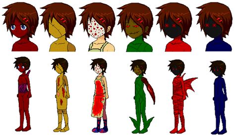 Las formas de Sakuri Kunikai by ElgamerOtaku on DeviantArt