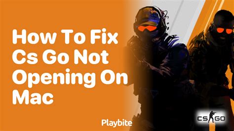 How To Fix CS GO Not Opening On Mac Playbite