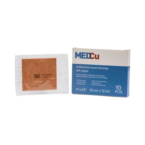 Medcu Antibacterial Foam Dressing With Copper Oxide At Medical Monks