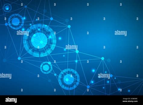 Big Data Visualization Background Modern Futuristic Virtual Abstract Background Science