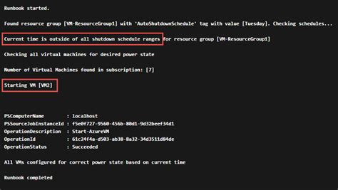 Scheduled Virtual Machine Shutdownstartup Microsoft Azure Automys