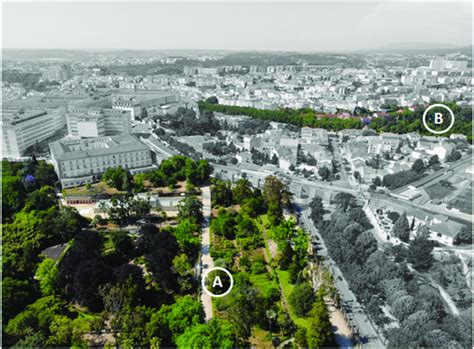 visualisation of green spaces and urbanised spaces download