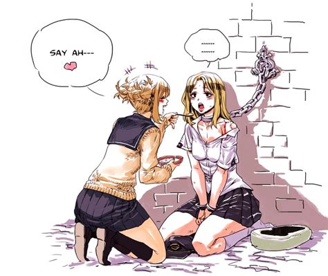 Toga Himiko And Utsushimi Kemii Boku No Hero Academia Drawn By