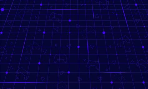 Premium Vector Vector Cyberspace Poster Video Game Background Neon