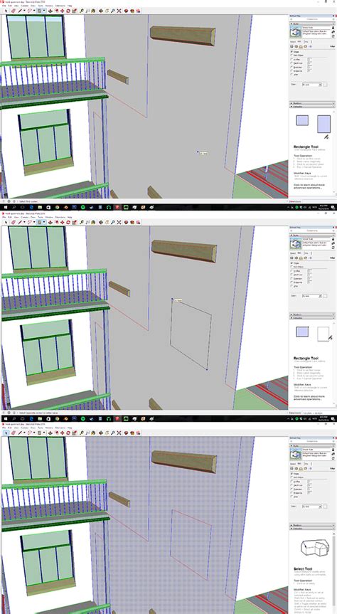 Not Able To Split Or Cut Holes In A Face SketchUp SketchUp Community