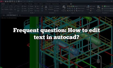 Frequent Question How To Edit Text In Autocad Caddikt