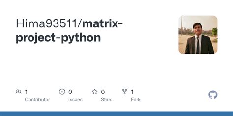 Github Hima Matrix Project Python