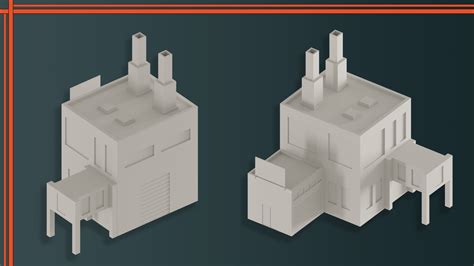 Artstation Factory Building Vol 03 Game Assets