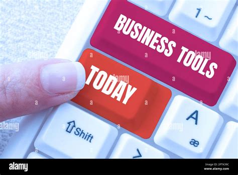 Text Caption Presenting Business Tools Word Written On Marketing