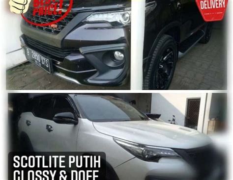 Skotlet Putih Glossy Untuk Tampilan Mobil Yang Elegan Versus Beda