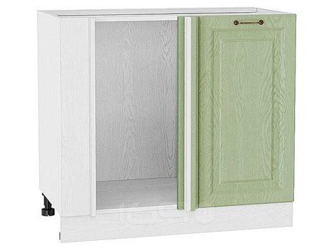 Шкаф нижний угловой Ницца Дуб оливковый Белый 816 890 478 купить