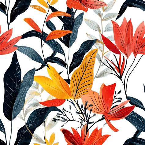 Abstract Floral Pattern Botanical Pattern Textile Pattern Fabric Pattern Print Pattern Png