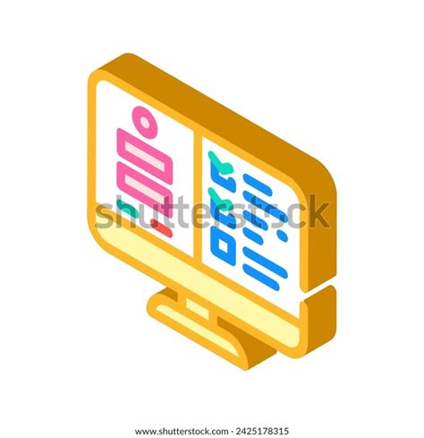 Usability Testing Ux Ui Design Isometric Stock Vector Royalty Free