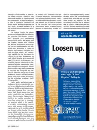Higher Resolution Subsurface Imaging Jpt Article PDF Geology Science