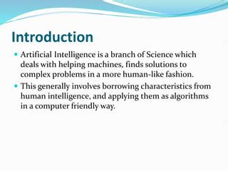 ARTIFICIAL INTELLIGENCE New Pptx