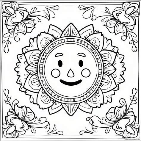 Página Para Colorear De Papel Picado 12820 10080