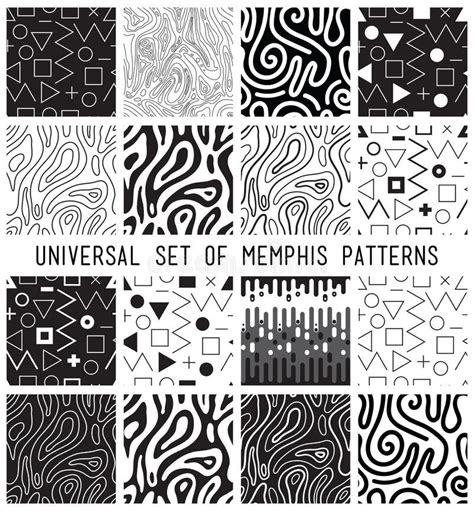 Universal Seamless Linear Striped Wave Abstract Pattern In Black Stock Vector Illustration Of
