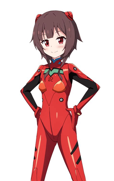 Aikawa Ryou Megumin Souryuu Asuka Langley Kono Subarashii Sekai Ni