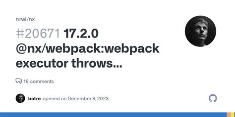 17 2 0 nx webpack webpack executor throws isolatedconfig on simple