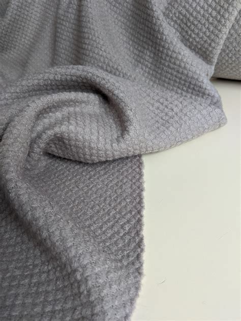 Вареная шерсть "Bubble wool" светло-серая