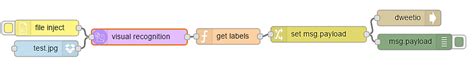 Node Red Watson Visual Recognition Details