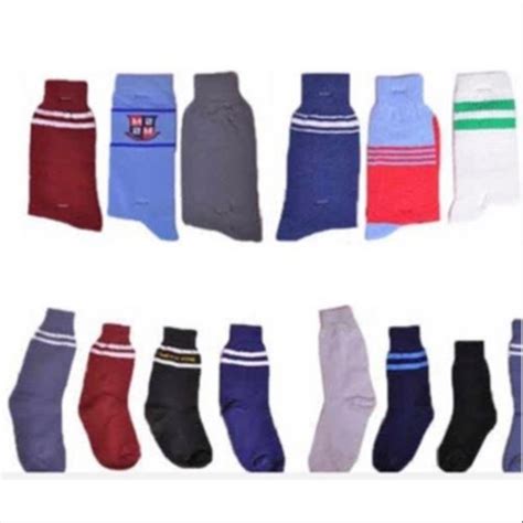 Unisex Ankle Length Assorted Cotton School Socks Size Small Medium Large At Rs 40pair In