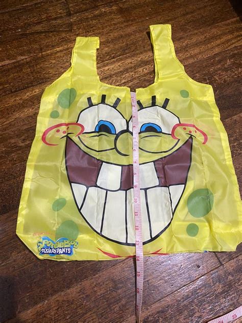 Spongebob Foldable Ecobag Hobbies And Toys Travel Travel Essentials