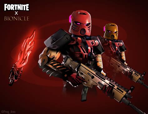 Prog Ares Tahu Bionicle Bionicle Fortnite The Lego Group Highres Assault Rifle