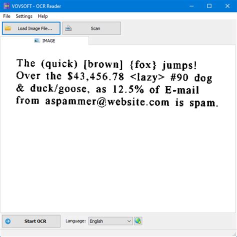 Ocr Reader For Pc Converts Image To Text Vovsoft