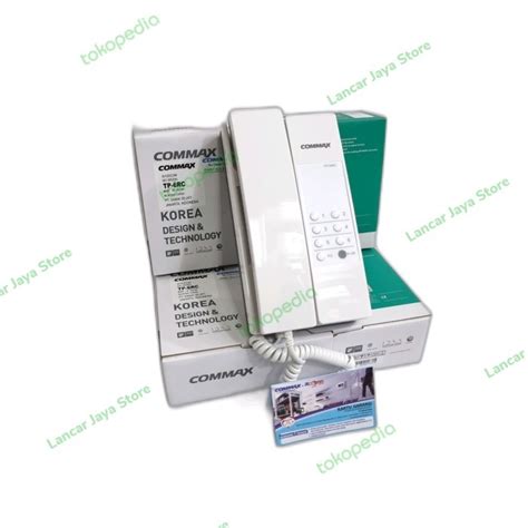 Jual Intercom Commax Tp 6rc Interphone Kabel Commax Tp 6rc Putih