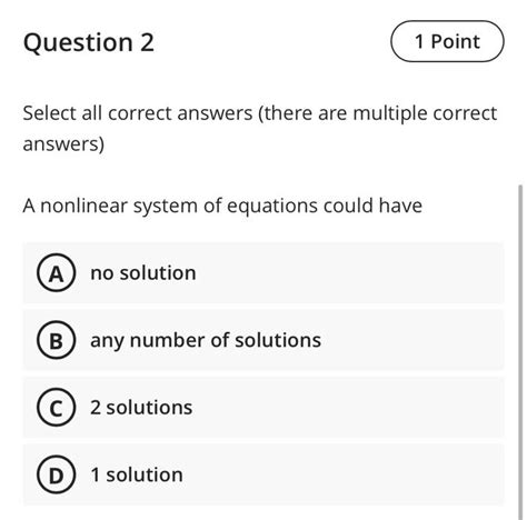 solved question 1 1 point select all correct answers there