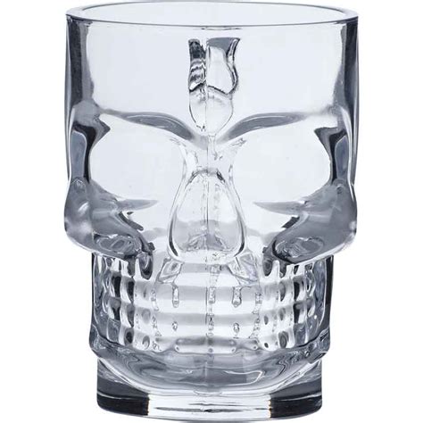 Gothic Skull Drinking Glass Cc11740 Medieval Collectibles