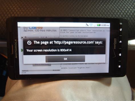 Whats The Deal With Android Web Browser Resolution Stack Overflow