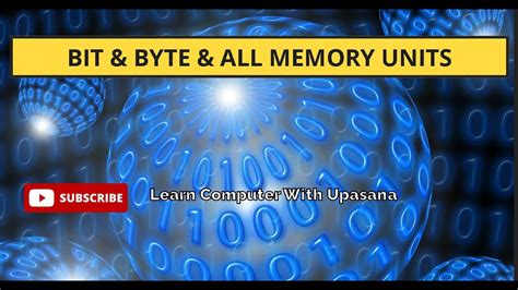 Bit And Byte Explain With Example Memory Data Unit Computer Byte
